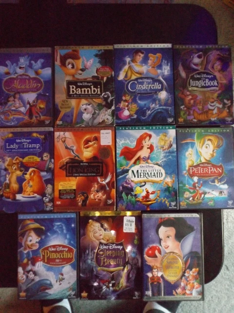WALT DISNEY DVD Lot of 11 Platinum Edition Free Shipping £38.45 ...