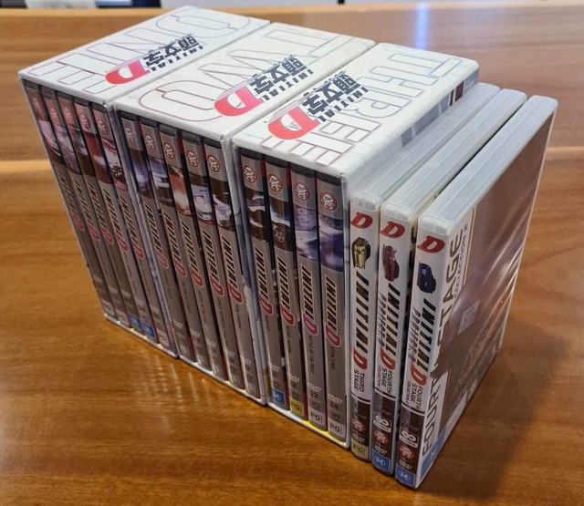 INITIAL D DVD Collection Stages 1 to 4 $300.00 - PicClick AU
