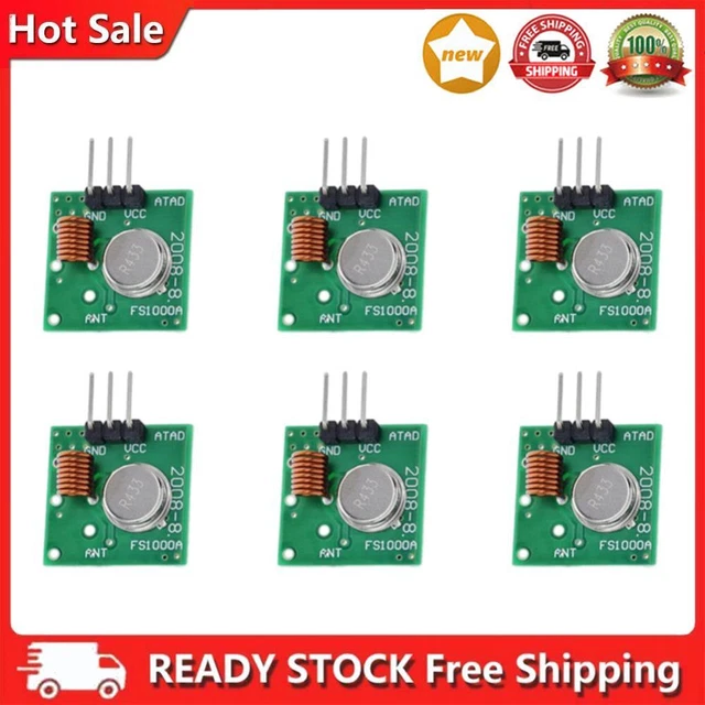 MODULO TRASMETTITORE RF 433 MHz modulo remoto wireless per Arduino EUR ...