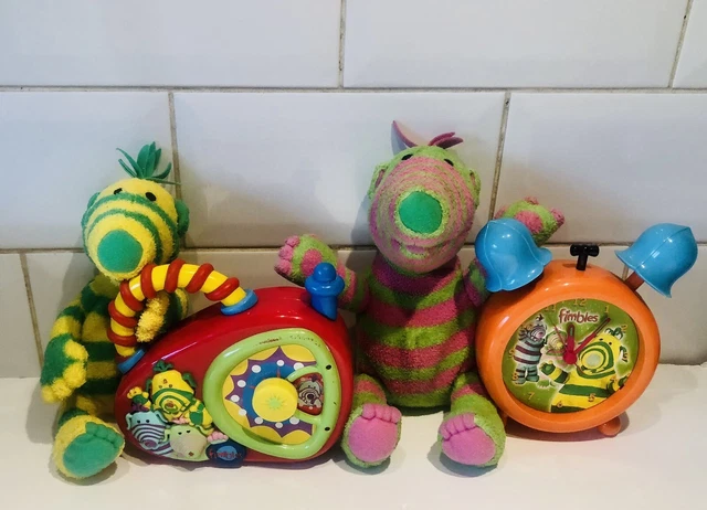 FIMBLES FIND A Tune Radio Musical Toy, Tell The Time Clock, Soft Plush ...