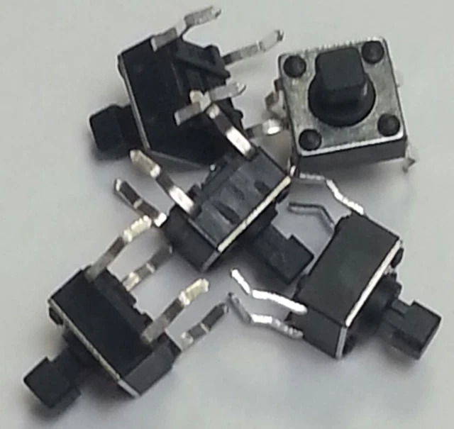 MICROTASTER MIKROTASTER MINI-TASTER Drucktaster 6x6mm 7,3mm hoch [10 ...