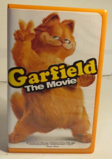 GARFIELD THE MOVIE VHS Tape 2004 Orange Clamshell Case Good Used Video ...