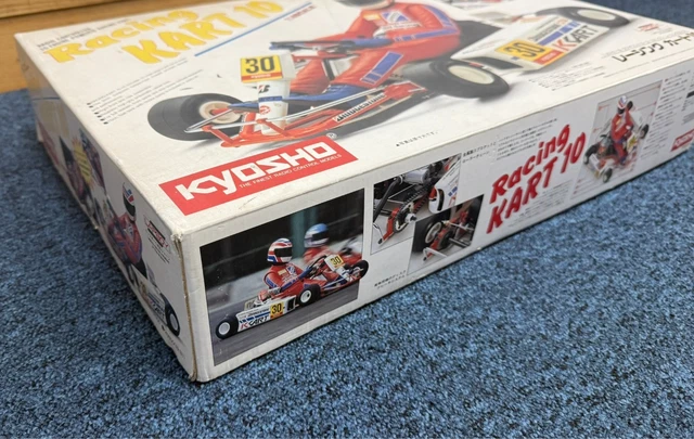 NEW VINTAGE KYOSHO 1/4 2WD Racing RC Go Kart 10 Nitro Power O.S Engine ...