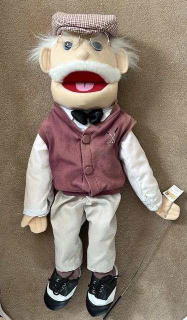 SILLY PUPPETS GRANDPA Golfer Moveable Mouth Puppet New With Tag $35.00 ...
