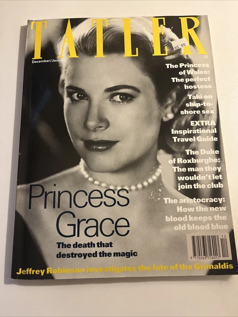 TATLER MAGAZINE 1991 UK Edition Princess Grace Kelly Cover £13.87 ...