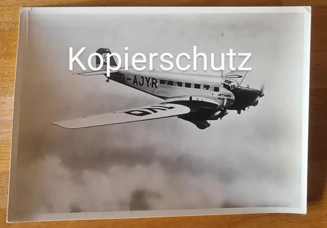JUNKERS JU52 Werksfoto Echt Foto / original photo Agfa Lupex EUR 19,90 ...
