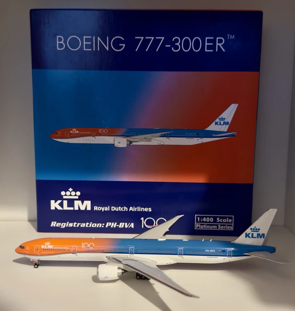 KLM ROYAL DUTCH Airlines Boeing 777/3ER Orange Pride Livery Phoneix 1: ...