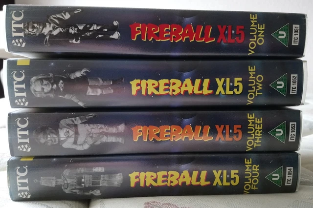 GERRY ANDERSON FIREBALL Xl5 Vhs Video Four Volumes 30Th Anniversary ...
