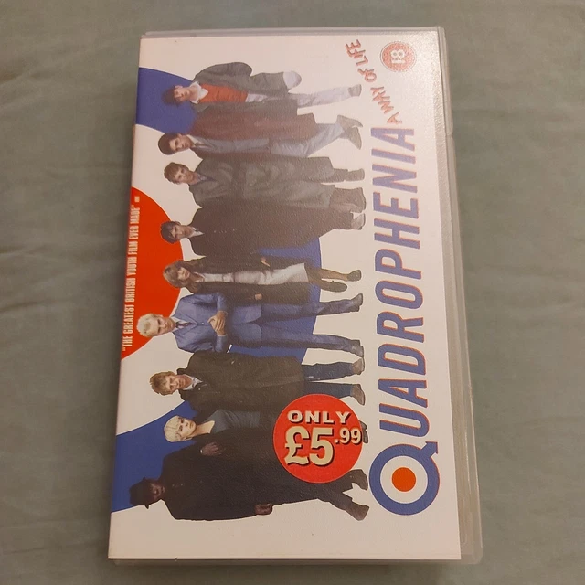 QUADROPHENIA VHS CASSETTE Tape 4 Front Video 051 8353 Cert 18 EUR 13,30 ...