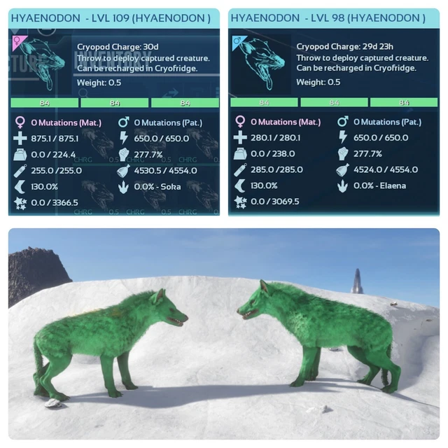 ARK SURVIVAL ASCENDED offizielles PVE-Zuchtpaar solide 84 Hyaenodon EUR ...