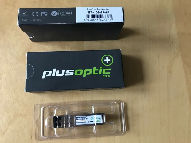 TRANSEVER COMPATIBLE HP Plusoptic SFP-10G-SR-HP EUR 35,12 - PicClick FR