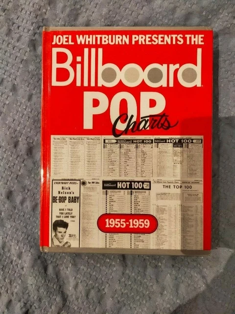 BILLBOARD POP CHARTS book Joel Whitburn 1955-59 $75.00 - PicClick AU