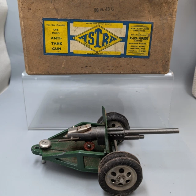 ASTRA PHAROS MODEL Anti Tank Gun Toy Model Original Box Die Cast £75.00 ...