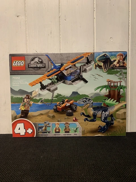 Lego Jurassic World Velociraptor Biplane Rescue Mission 75942 Brand New £1895 Picclick Uk