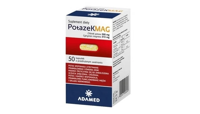POTAS 50 KAPSULEK Potassium tablets 50 capsules Potazek MAG ADAMED £8. ...