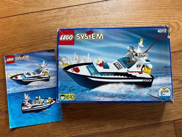 VINTAGE LEGO SYSTEM 4012 Police Boat 1996 Instructions included. £25.00 ...
