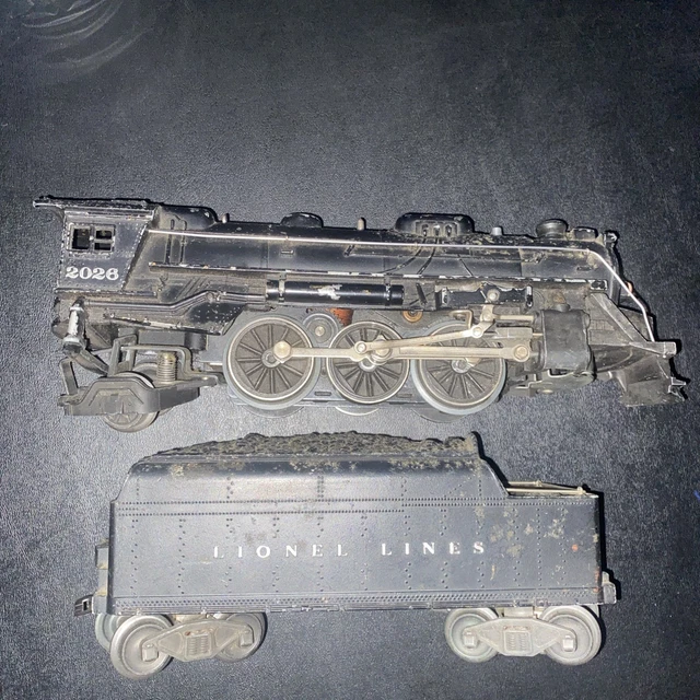 LIONEL 2026 O Gauge Model Railroad 2-6-2 Steam Engine w/ 2046W Two ...