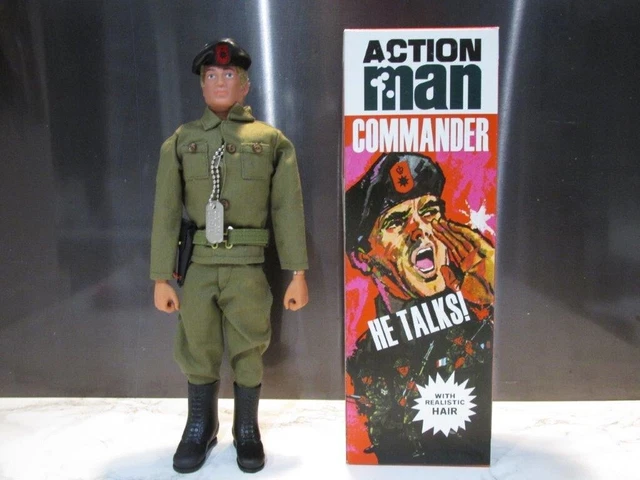ACTION MAN 40TH Talking Commander with Realistic Hair £99.00 - PicClick UK