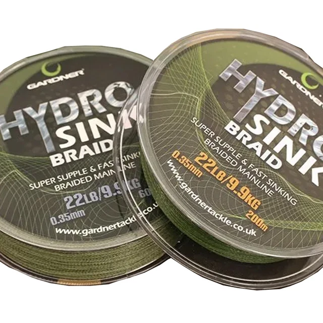 GARDNER HYDRO-SINK BRAID Mainline - 15lb or 22lb - 200m or 600m - Carp ...