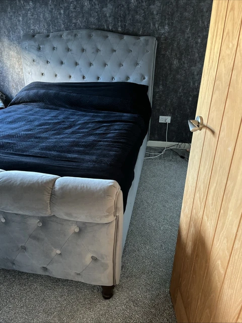 KING SIZE SLEIGH Bed Frame - Please Read Description. £52.70 - PicClick UK