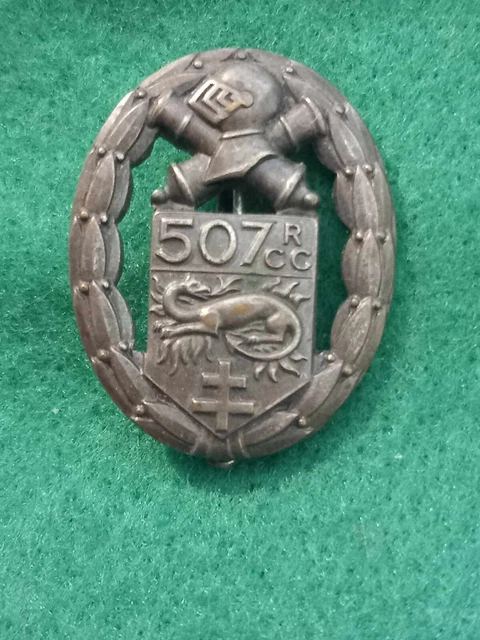 INSIGNE 507 RCC Régiment chars de combat Arthus Bertrand EUR 45,00 ...