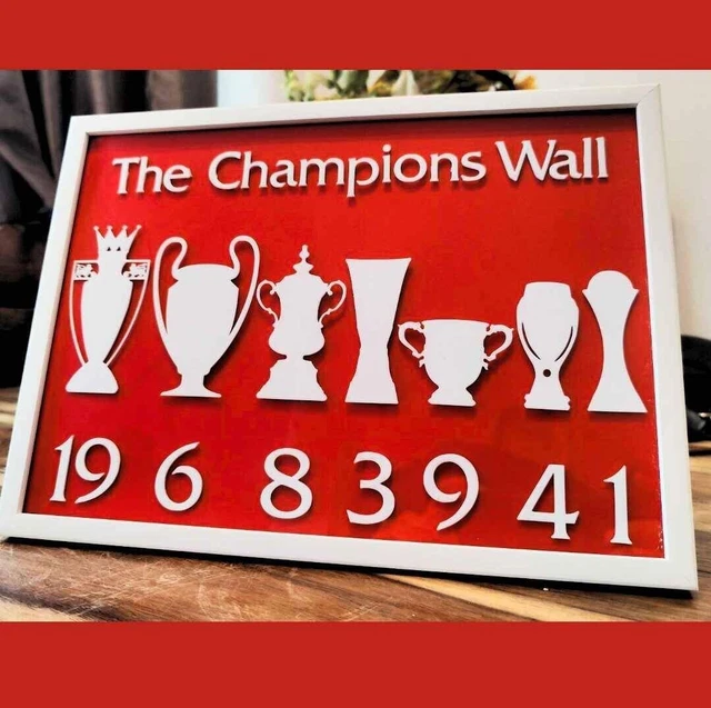 LIVERPOOL FC MINI Champions Wall LFC Anfield £40.00 - PicClick UK