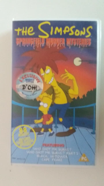THE SIMPSONS - Springfield Murders Mysteries - VHS Video - # C £5.00 ...