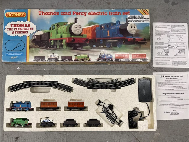 HORNBY THOMAS THE TANK ENGINE THOMAS & PERCY TRAIN ELECTRIQUE Set ...