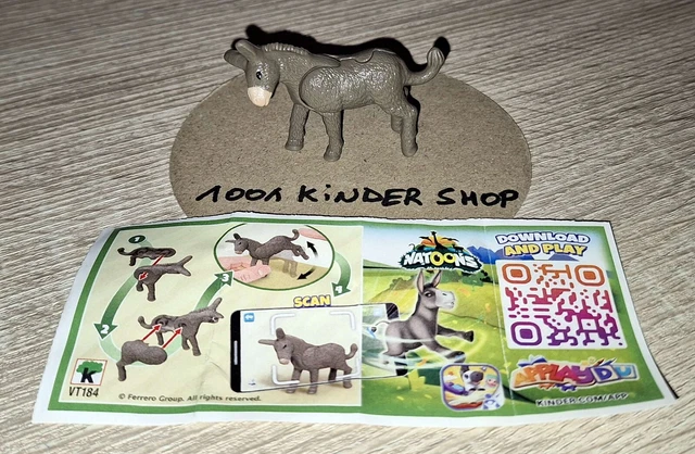 KINDER NATOONS 'VT' Vt 184 Vt184 Esel Ane + Bpz 07.2022 EUR 2,50 ...