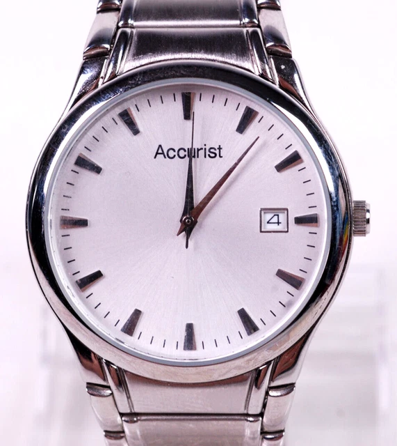 ACCURIST MANS WATCH Mean Time 30M Quartz Boxed Never worn with New ...