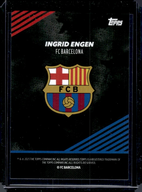 TOPPS BARCELONA CHAMPIONS 2023 Ingrid Engen Fc Barcelona Parallelo 13/99 EUR 1,16 - PicClick IT