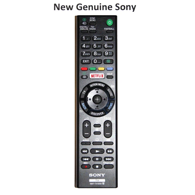 NEW ORIGINAL RMT-TX100D For Sony LCD TV Remote Control KD-65S8505C KD ...