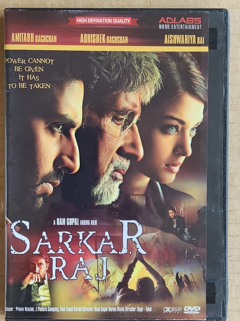 SARKAR RAJ - Amitabh Bachchan - BOLLYWOOD - DVD - Like new £6.28 - PicClick UK