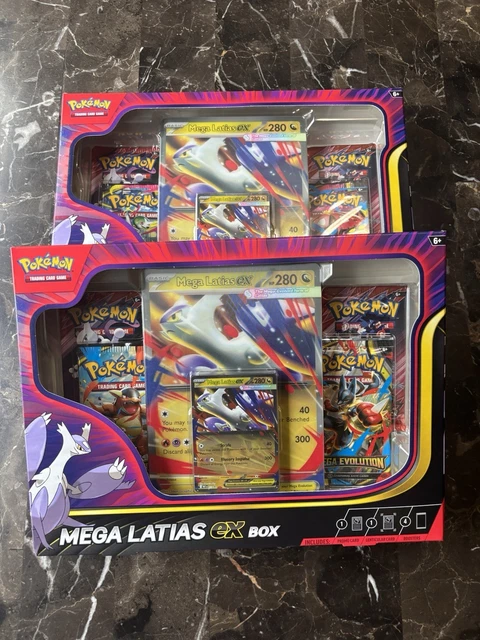 2X POKEMON TCG Mega Evolution Mega Latios EX Box New & Factory Sealed £ ...