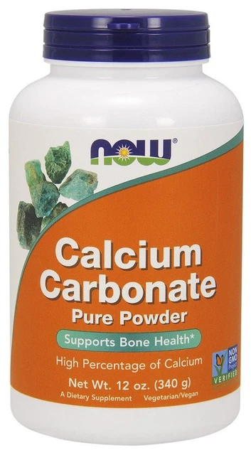 NOW FOODS CALCIUM Carbonate, Pure Powder - Supports Bone Health £16.99 ...