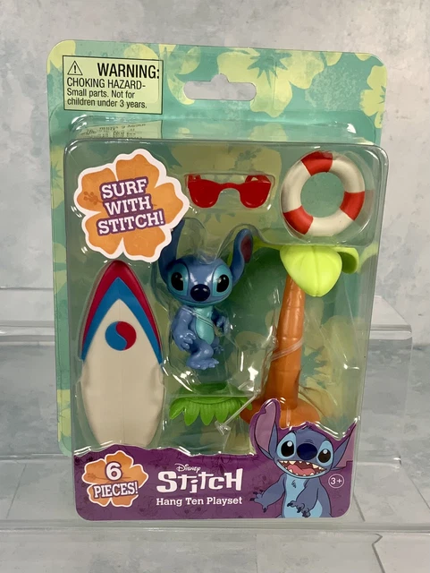 DISNEY LILO & Stitch - Stitch Hang Ten PlaySet 6 Piece Mini Playset New ...
