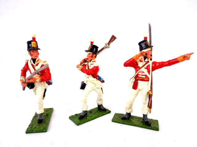 ALEXANDERS TOY SOLDIERS Napoleonic British 88th Regiment x3 Bundle 54mm ...