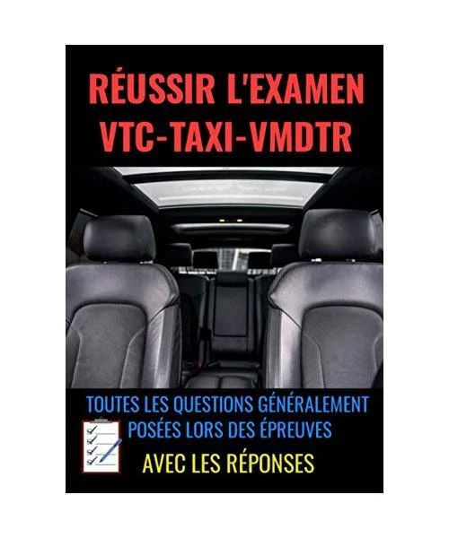 REUSSIR L'EXAMEN VTC-TAXI-VMDTR : examen taxi - examen vtc: Formation vtc-format EUR 11,26 ...