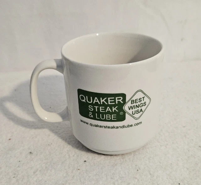 QUAKER STEAK & Lube Restaurant Ware Diner Coffee Mug £16.94 - PicClick UK