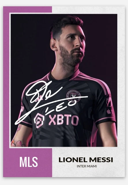 LIONEL MESSI INTER Miami MLS Custom Soccer Card Novelty Card RP ...
