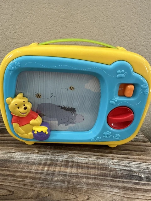 DISNEY WINNIE THE Pooh PlayGo My First TV Wind Up Musical Toy Works ...