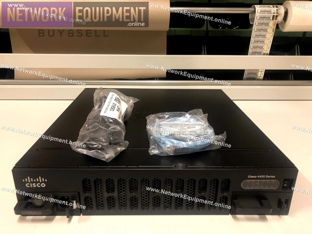 CISCO ISR4451-X-VSEC/K9 WITH FL-44-PERF-K9 + SL-44-SEC-K9 + SL-44-UC-K9 £1,608.74 - PicClick UK