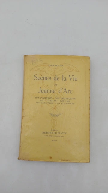 JEAN JACOBY SCÈNES de la Vie de Jeanne d'Arc Son portrait — Son ...