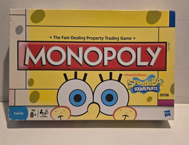MONOPOLY SPONGEBOB SQUAREPANTS Edition Complete Family Board Game Fun £ ...