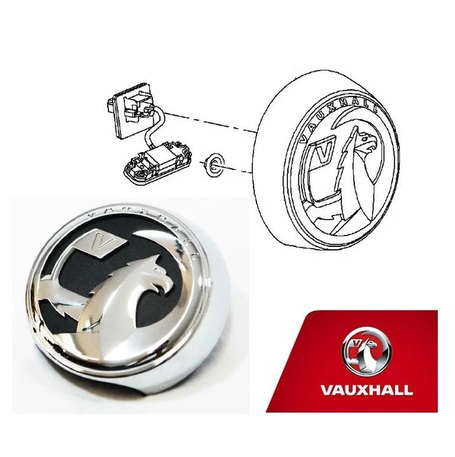 GENUINE VAUXHALL CORSA E Tailgate Handle Boot Opening Switch Badge ...