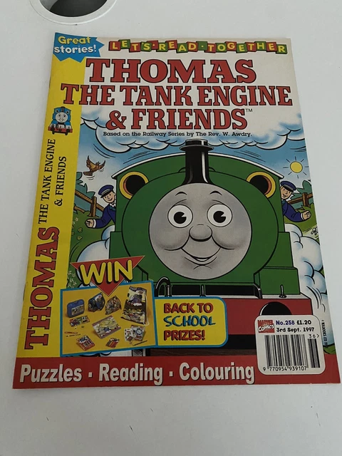 VINTAGE THOMAS THE Tank Engine & Friends Magazine 3rd Sep 1997 Issue ...