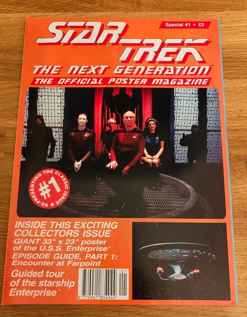 MAGAZINE - STAR Trek The Next Generation TNG Official Poster Magazine ...