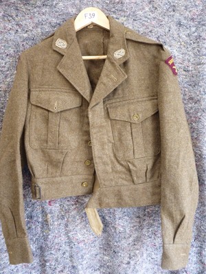 BRITISH ARMY 49 Pattern Battledress Uniform - South Stafford Badged ...