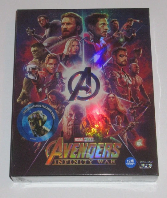 AVENGERS INFINITY WAR Weet Collection A2 Full Slip Blu Ray Steelbook ...