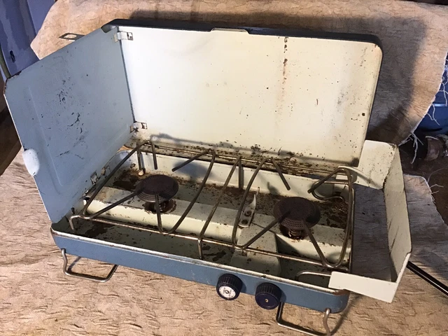 VINTAGE PRIMUS MODEL 2048? 2 Burner Camp Stove Good Condition Sweden No ...